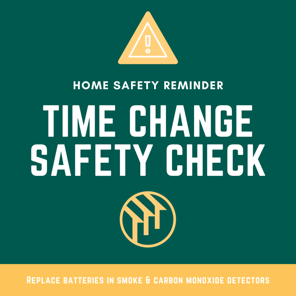Time Change, Safety Check | Generation Contracting